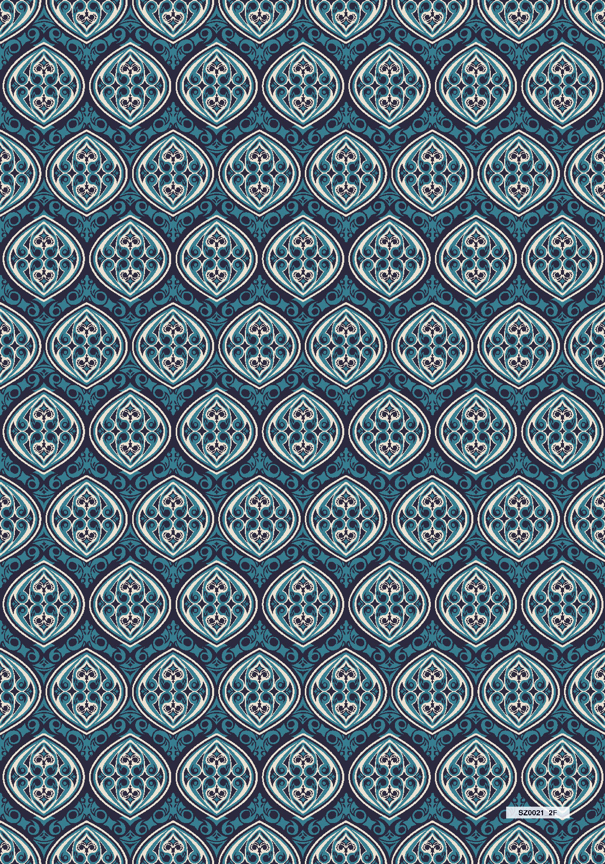 Ogee Repeat - Colora SA by STYLIANI ZOGRAFOU on Dribbble