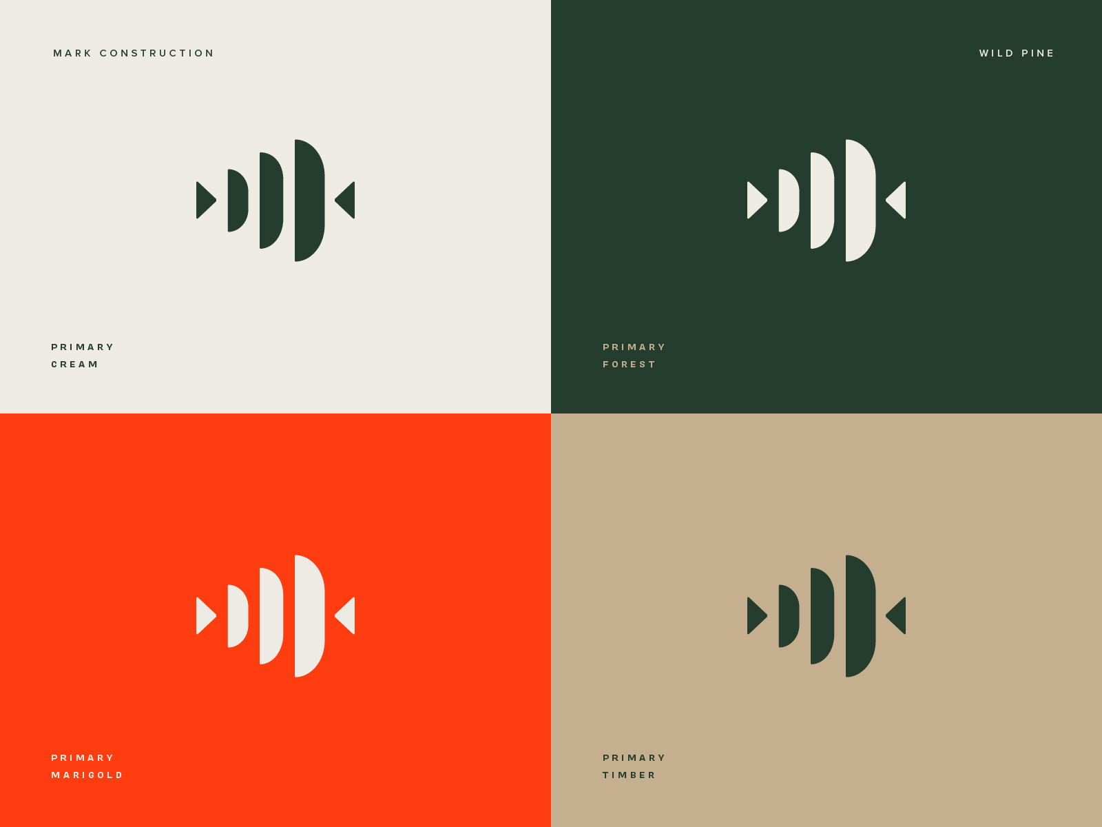 Wild Pine Logo Design by Wells Collins on Dribbble