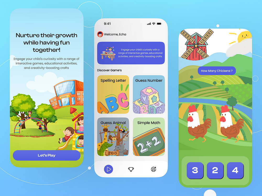 Browse thousands of Children App images for design inspiration | Dribbble