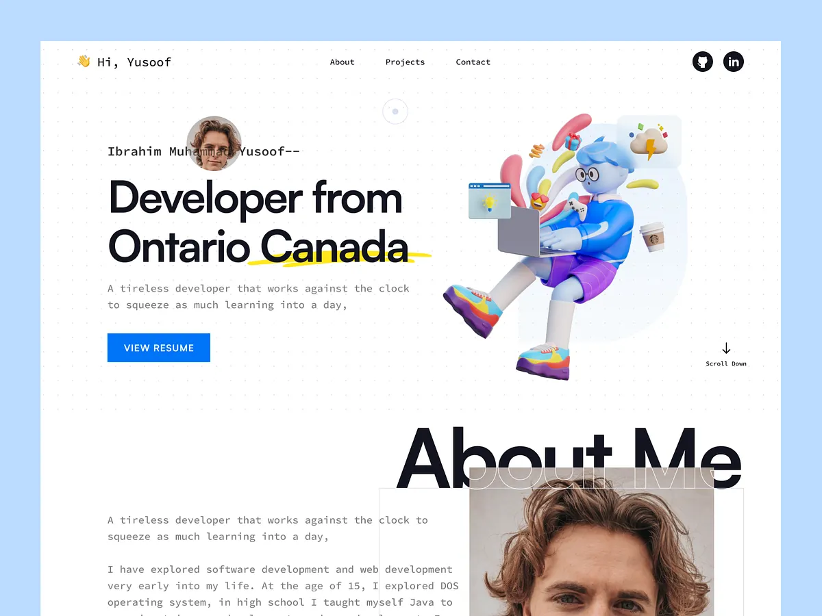 Browse thousands of Developer Portfolio images for design inspiration ...