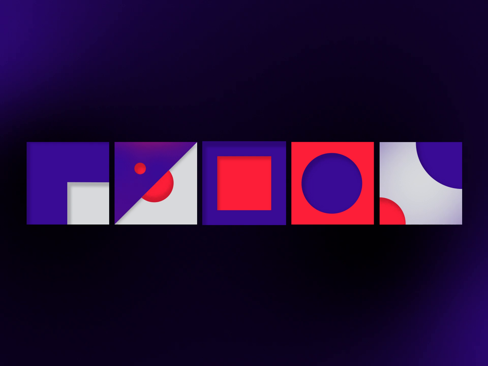 geometric motion shapes V1 by Greg Romano on Dribbble