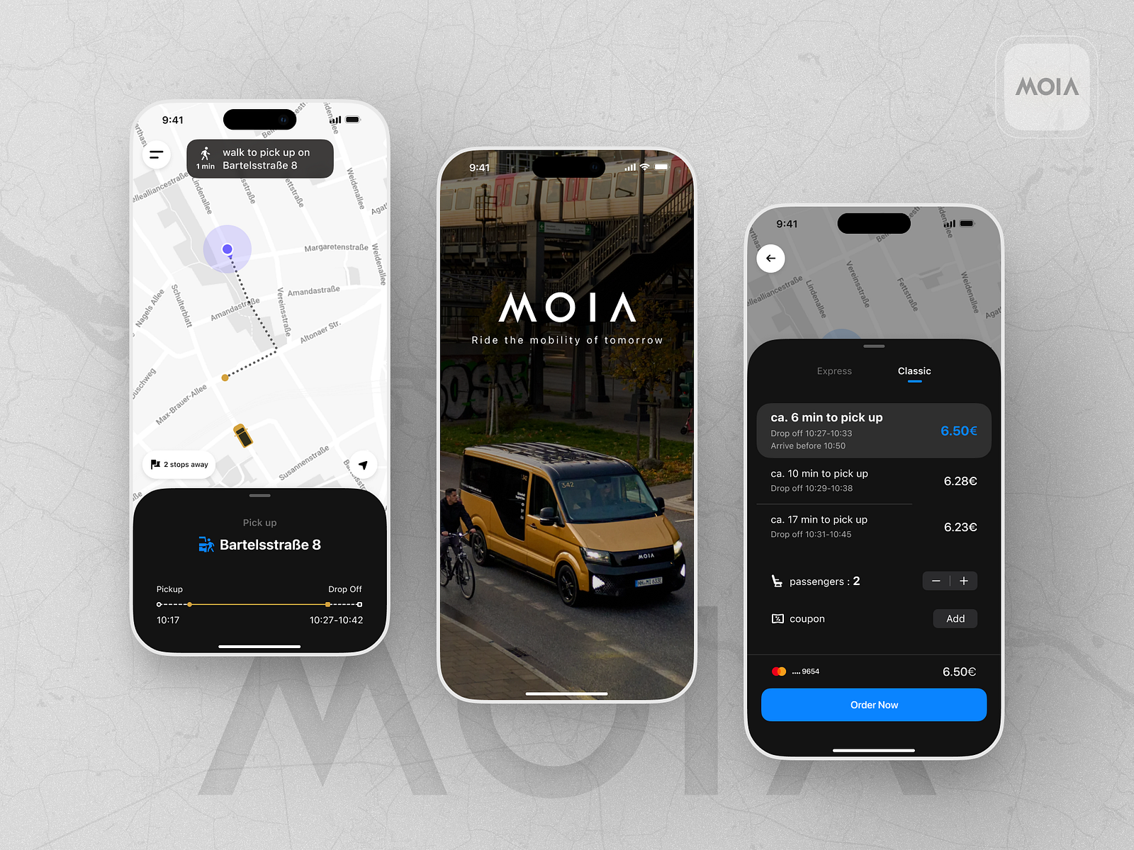 MOIA - Ride Sharing App Redesign by Mohamad Salari on Dribbble