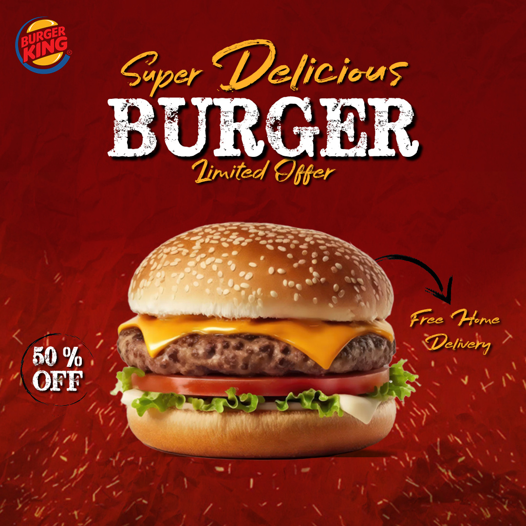Burger King Social Media Post By Varun Rawat On Dribbble