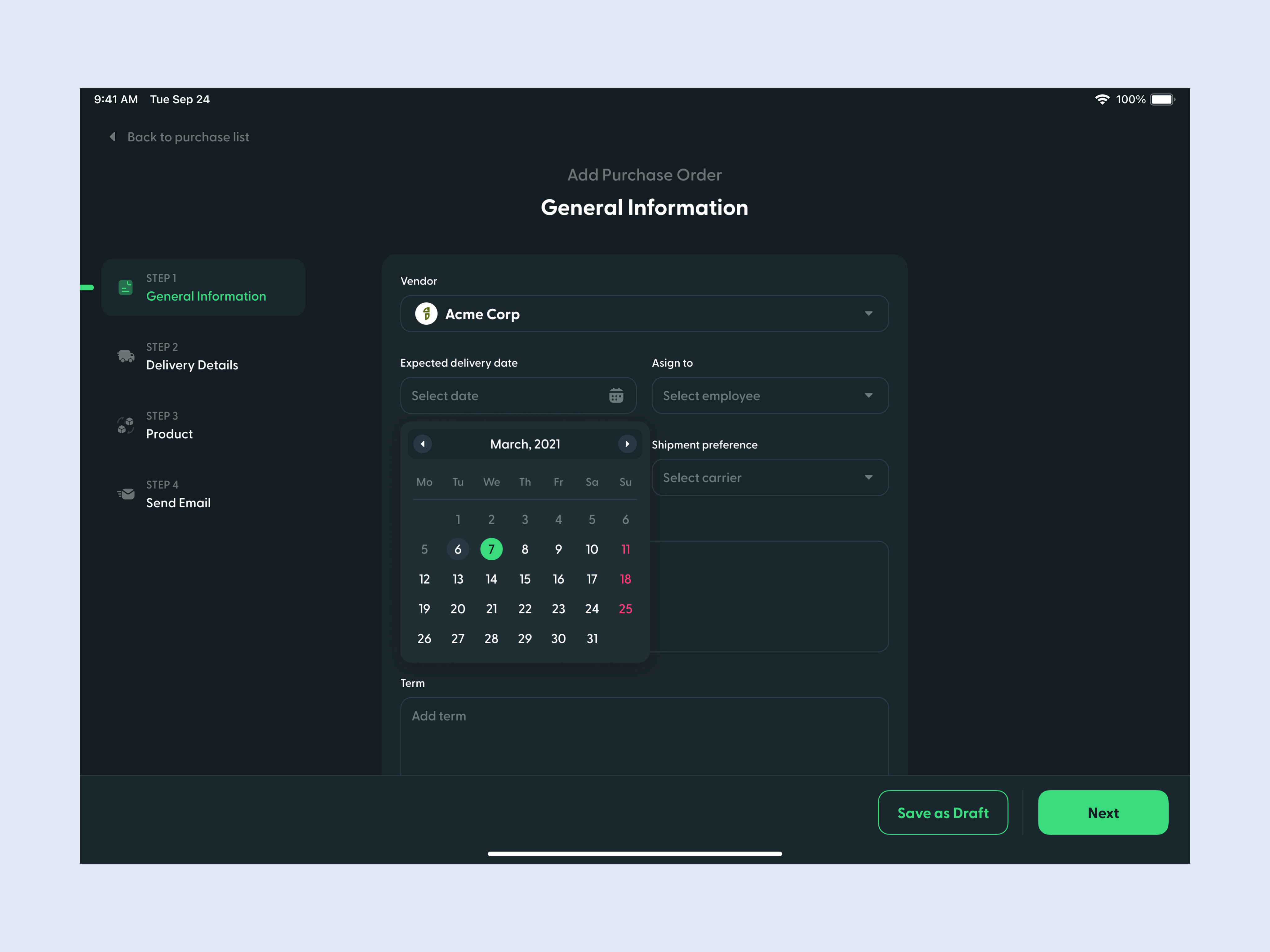 Inventar - Inventory Management - Purchase order flow by Bagus Fikri ...