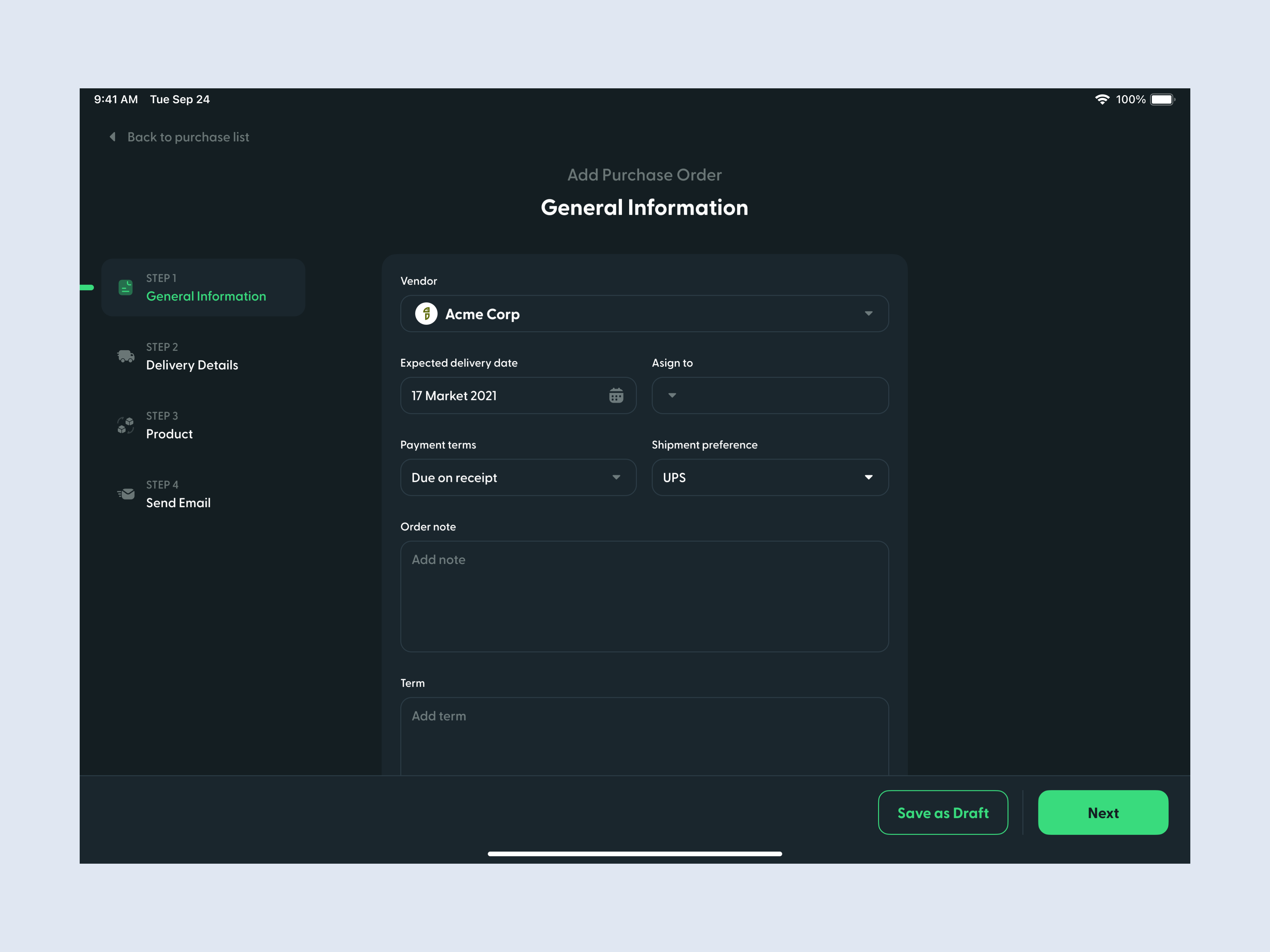 Inventar - Inventory Management - Purchase order flow by Bagus Fikri ...