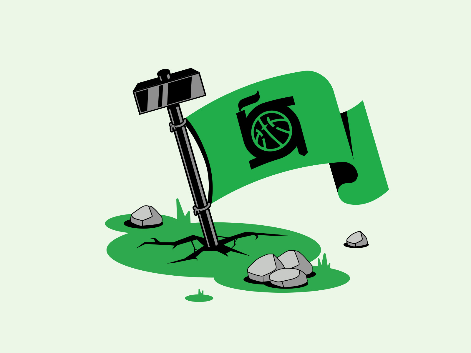 Trepça illustration by Albert Sopa on Dribbble