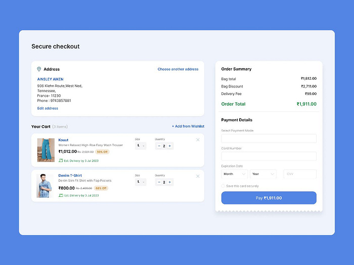 Checkout Page designs, themes, templates and downloadable graphic ...
