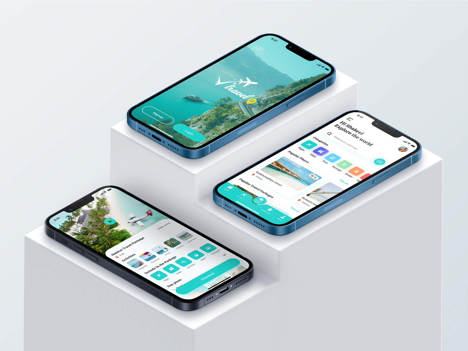 Travel App UI/UX Design by Shakeel shah on Dribbble