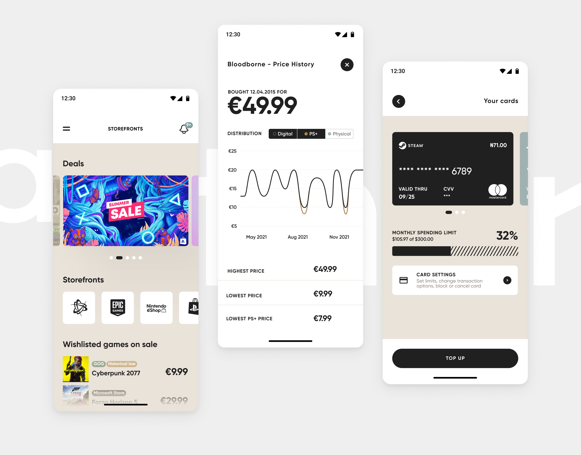 Aether (UI concept) by Paweł Durczok on Dribbble
