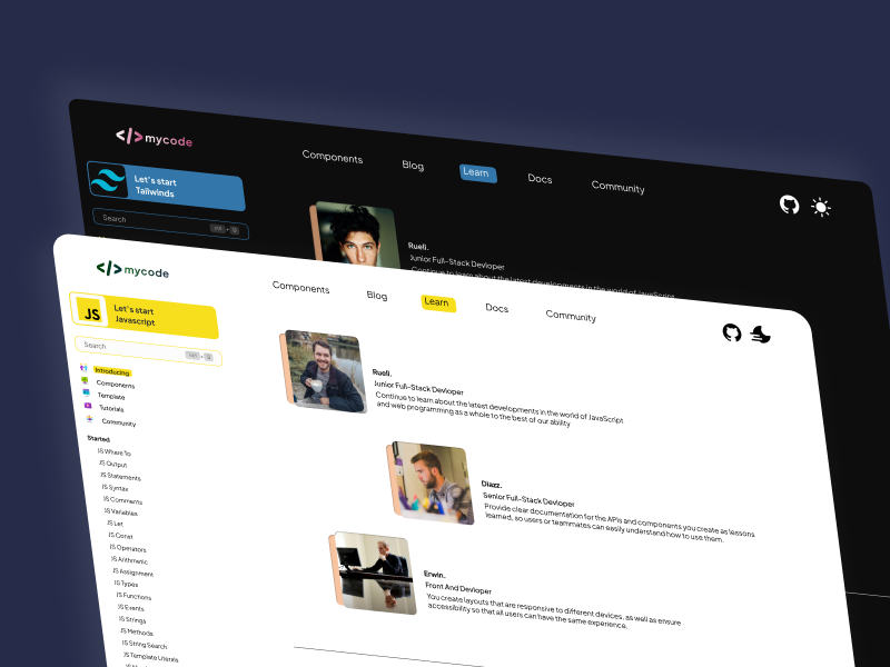 web code design style part II by al on Dribbble