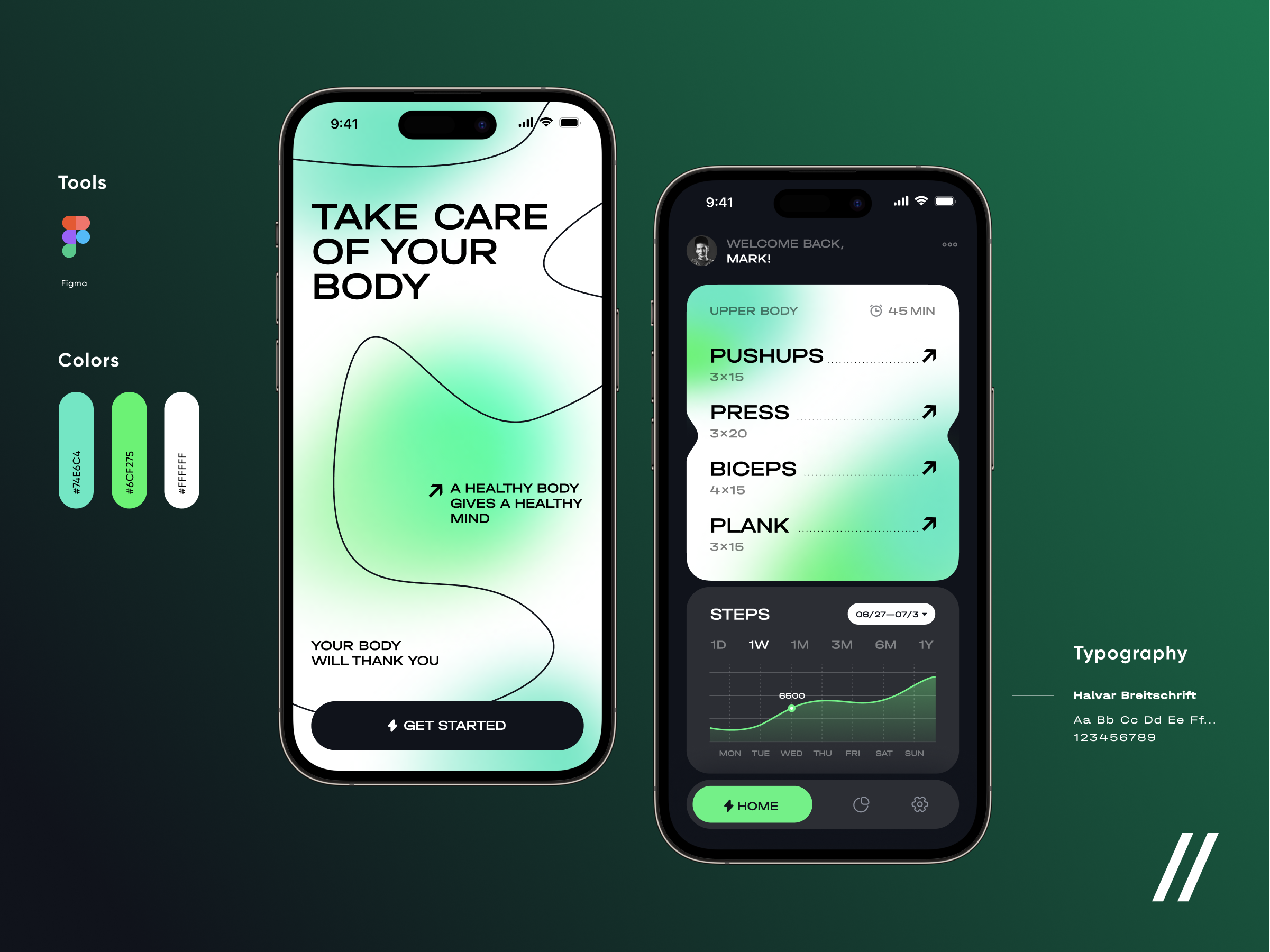 Sport Mobile iOS Diary by Purrweb UI/UX Agency on Dribbble