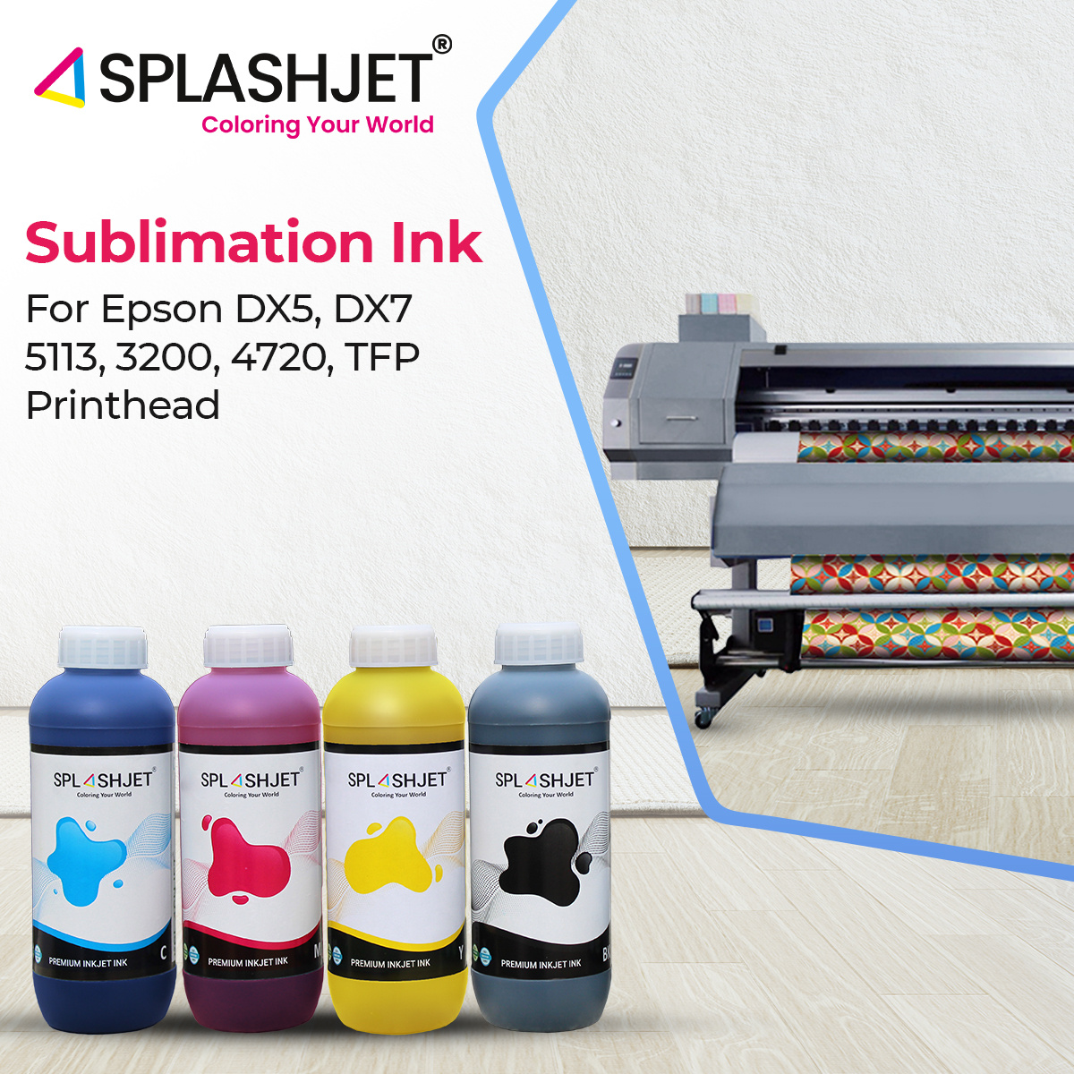 Dye Sublimation Ink for Epson by Splashjet on Dribbble