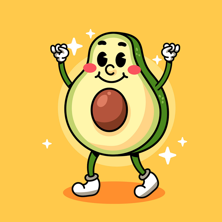 Cartoon Happy Fruits By Drud Studio On Dribbble