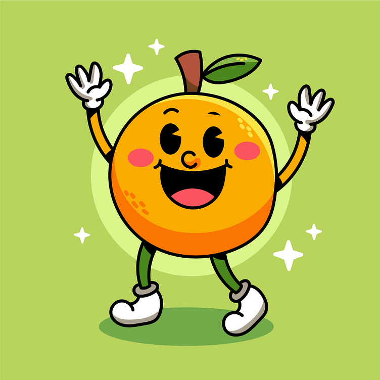 Cartoon Happy Fruits By Drud Studio On Dribbble