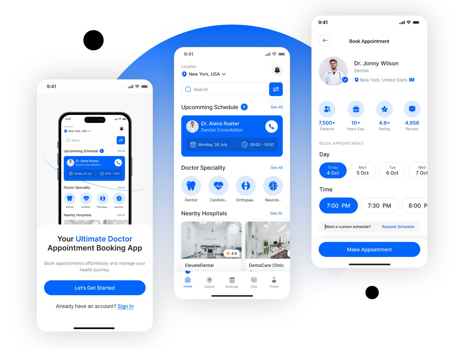 Doctor Appointment Mobile App | Doctor Finder App | UI UX | App by ...