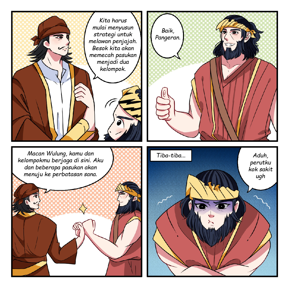 Comic Strip - Pangeran Trunojoyo by Dinda Maulia on Dribbble