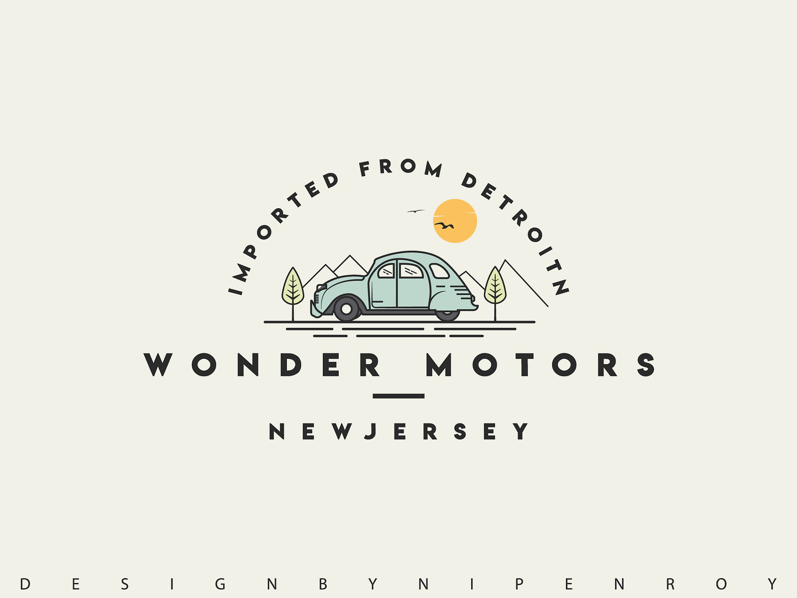 Wonder Motors Logo for automobile by Nrepen Roy on Dribbble