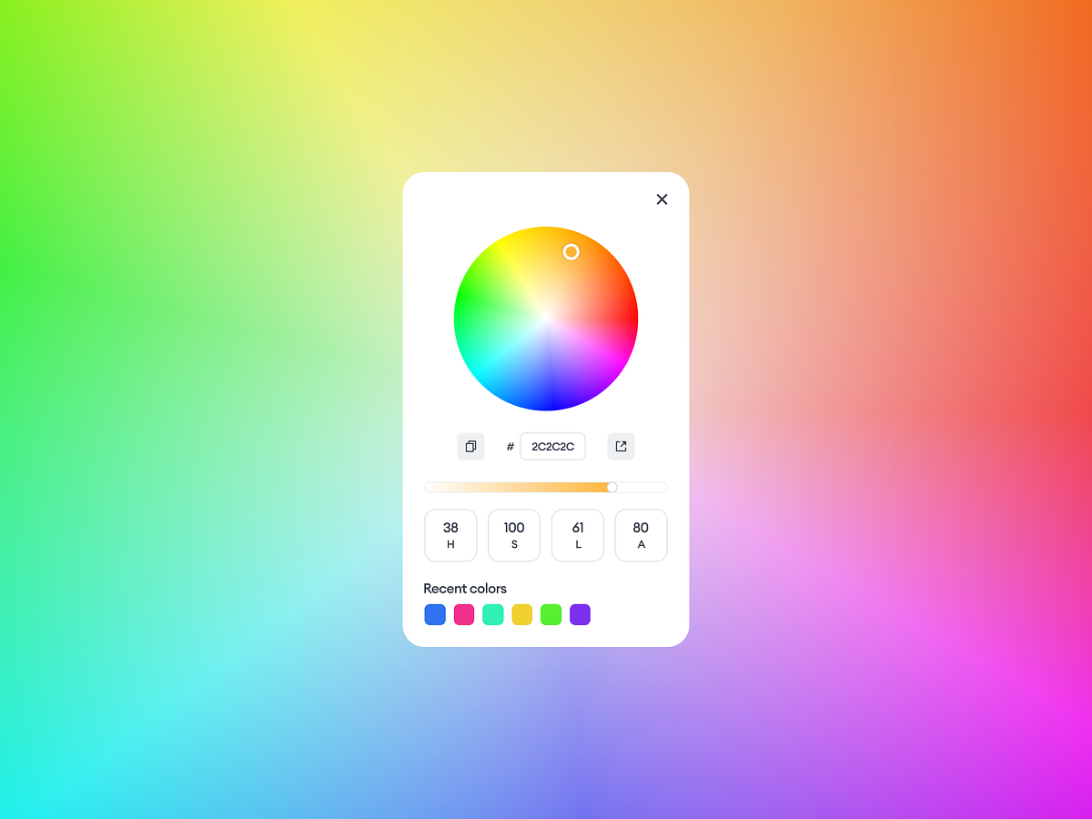 Color Wheel UI Design designs, themes, templates and downloadable ...