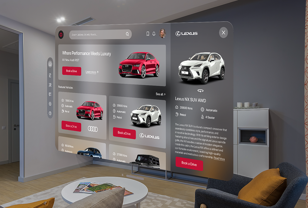 Spatial Design Concept | UI/UX Web app by Kuldeep Singh on Dribbble