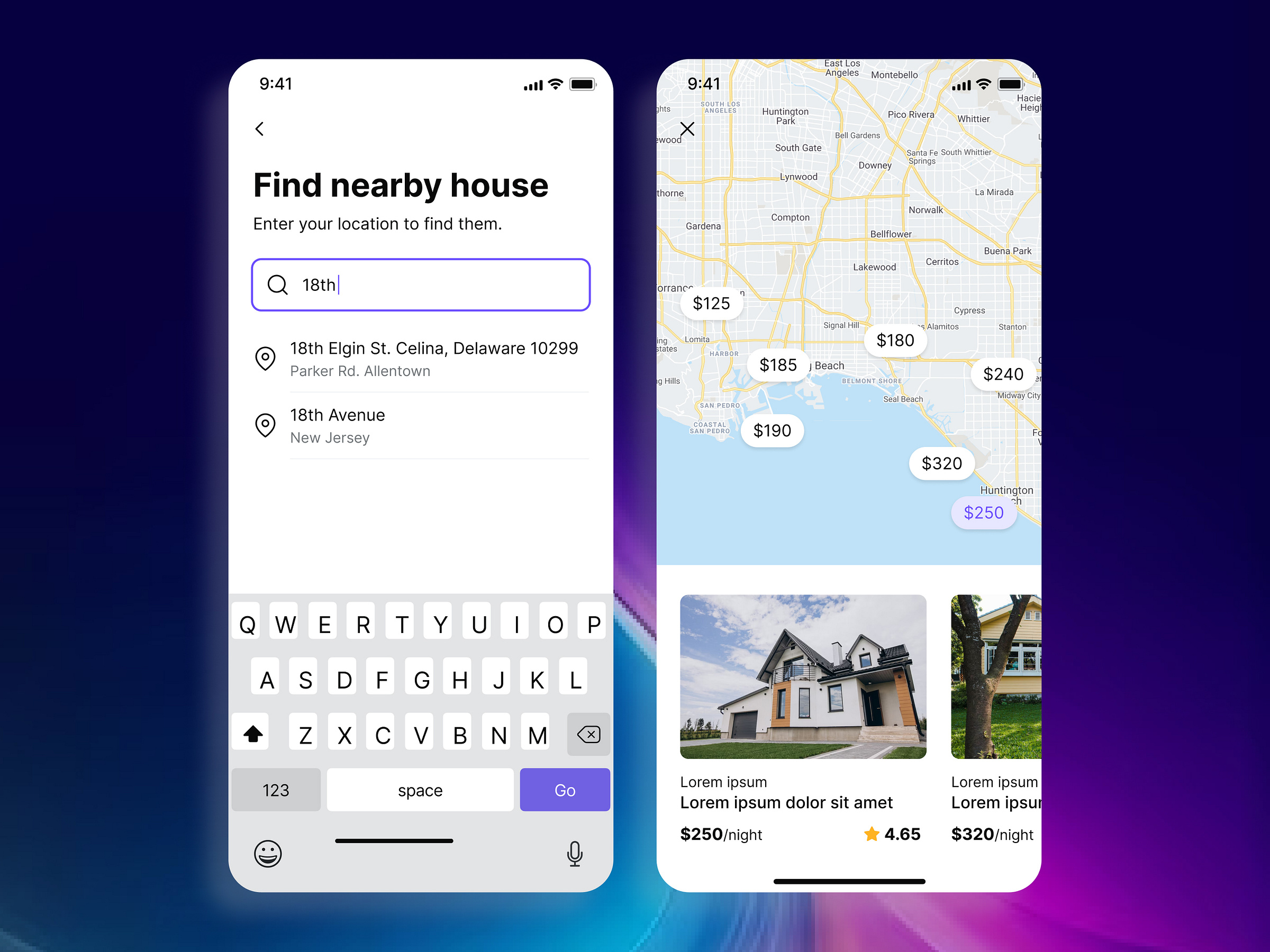 Overnight Stay App UI Design by LYBCOUK on Dribbble