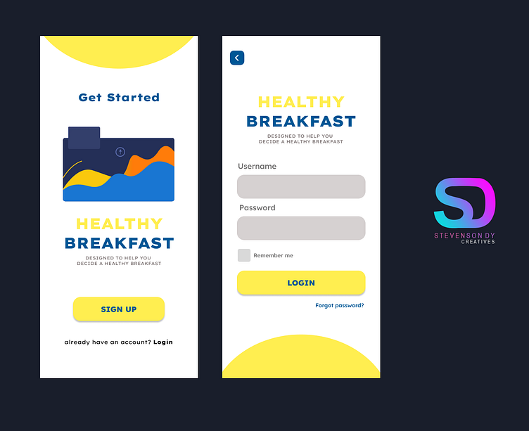 Healthy Breakfast App Concept by Stevenson Dy on Dribbble