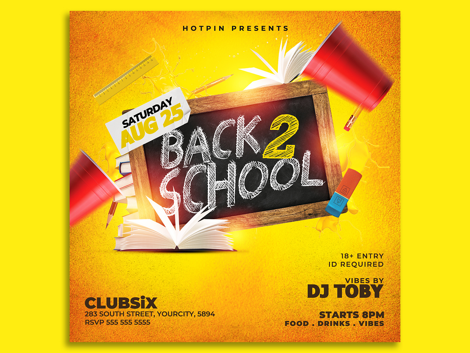 Back To School Flyer Template By Hotpin On Dribbble back-to-school-flyer-template-by-hotpin-on-dribbble