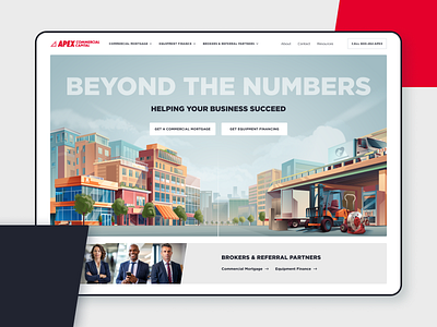 Website Redesign - Apex Homepage by The Digital Panda on Dribbble
