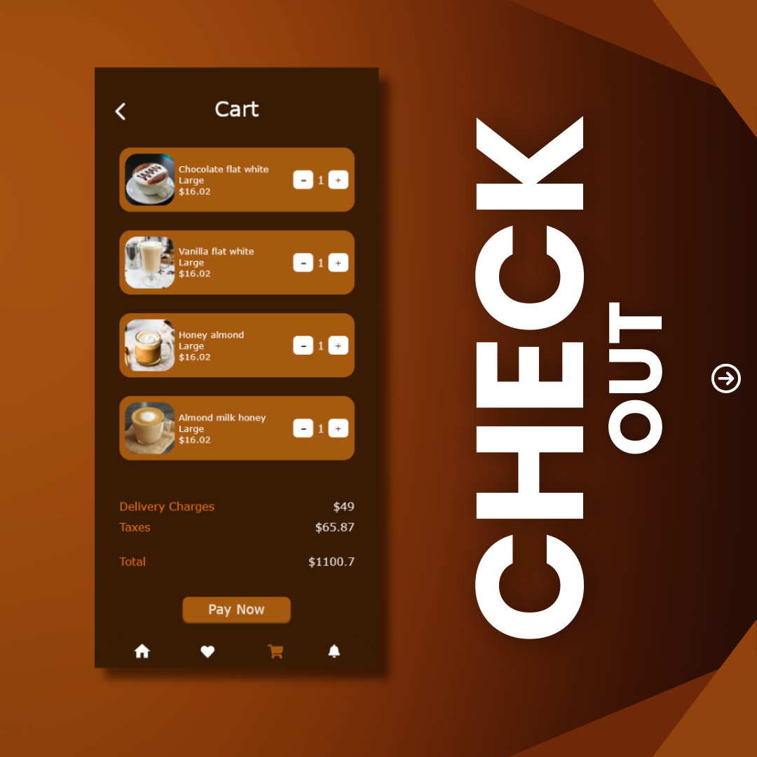 Coffee delivery app design by Javeria Shahid on Dribbble