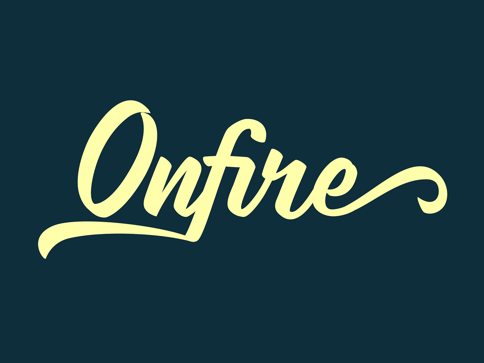 Onfire Lettering by Panatype Studio on Dribbble