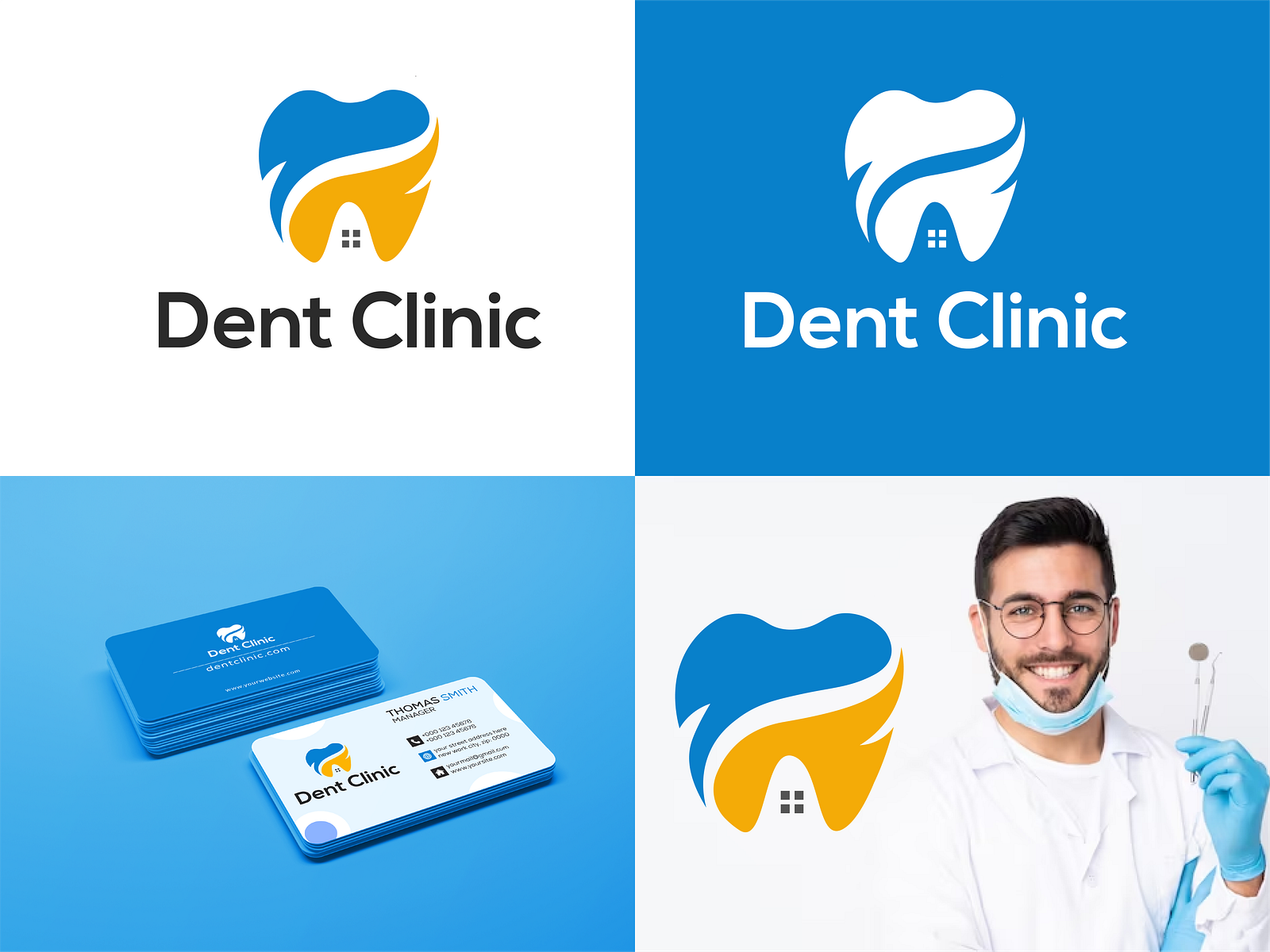 Dent Clinic Logo and Branding Design by Saiful Azam on Dribbble