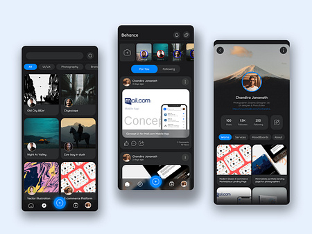Social Media UI designs, themes, templates and downloadable graphic ...
