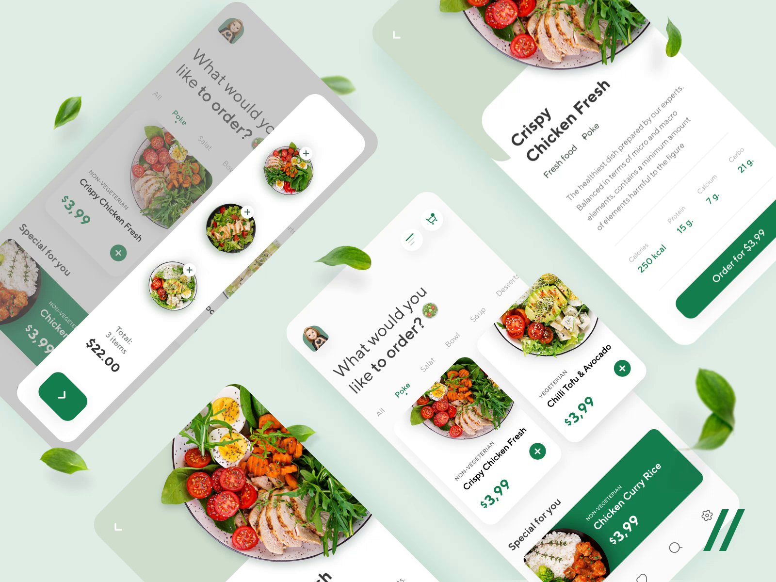 Fresh Food Delivery App by Alexandra Bessonova on Dribbble