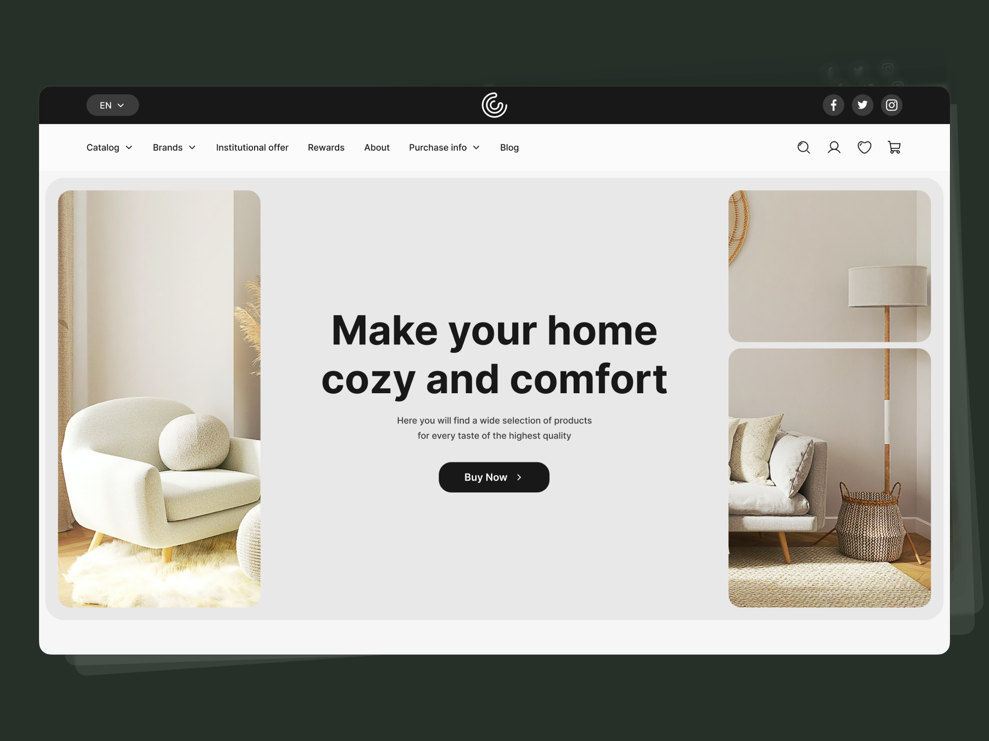 Home Decor Store Ui kit by Layo on Dribbble