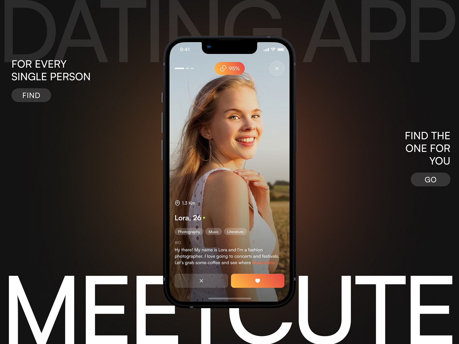 Meetcute Dating Mobile App Design By Mihir Ponkiya On Dribbble