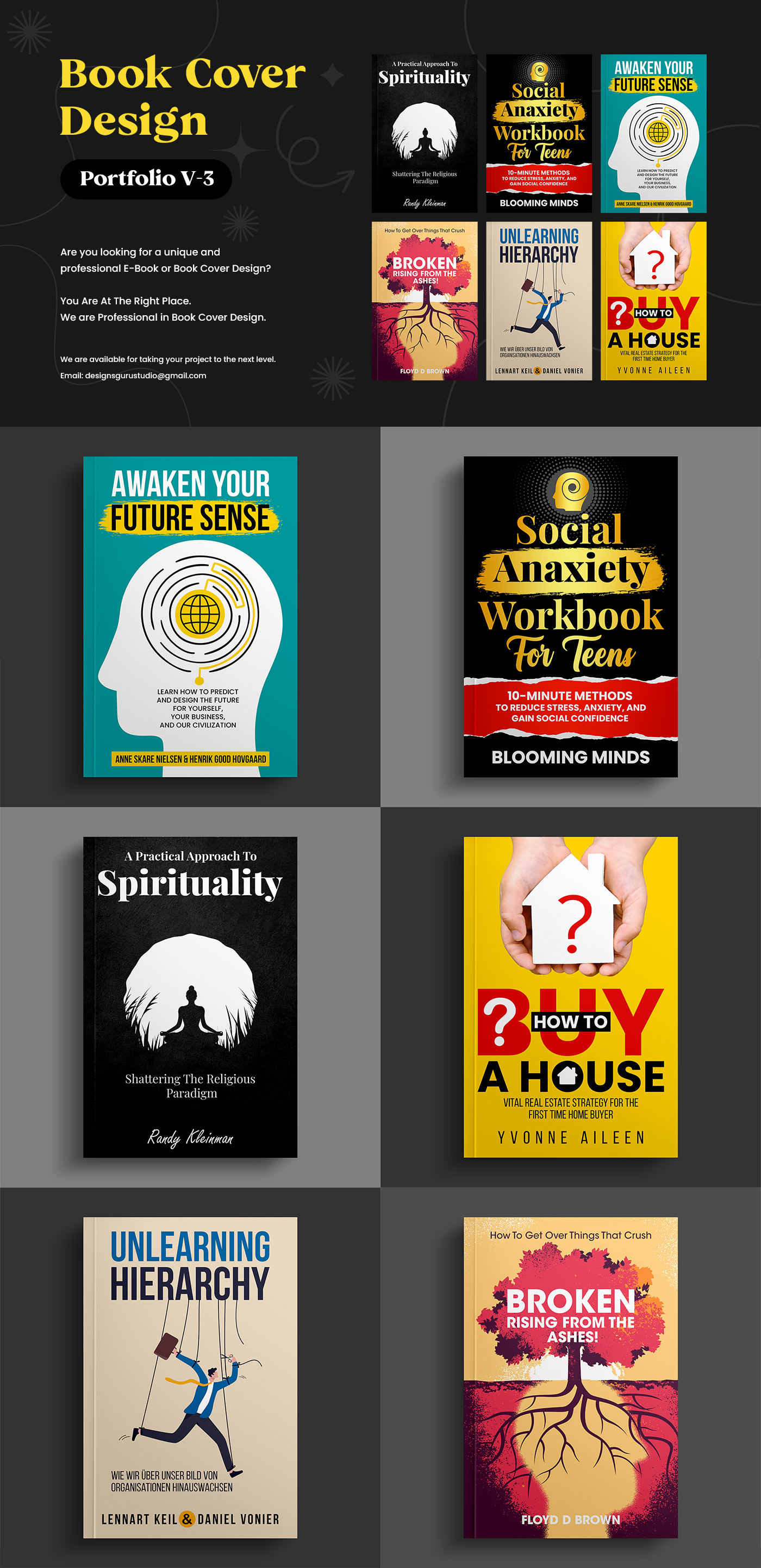 Book Cover Design by Designs Guru Studio on Dribbble