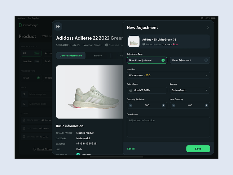 Inventar - Inventory Management - Inventory Adjustment by Bagus Fikri ...