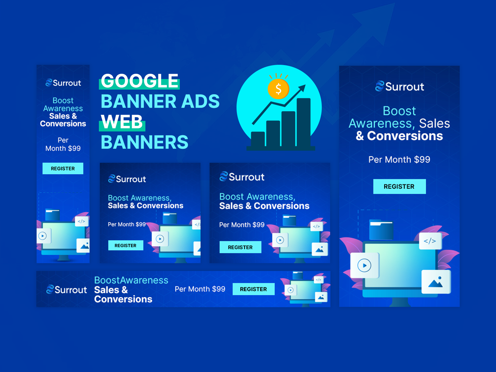 Google Banner Ads | Web Banners by Jahirul Islam on Dribbble