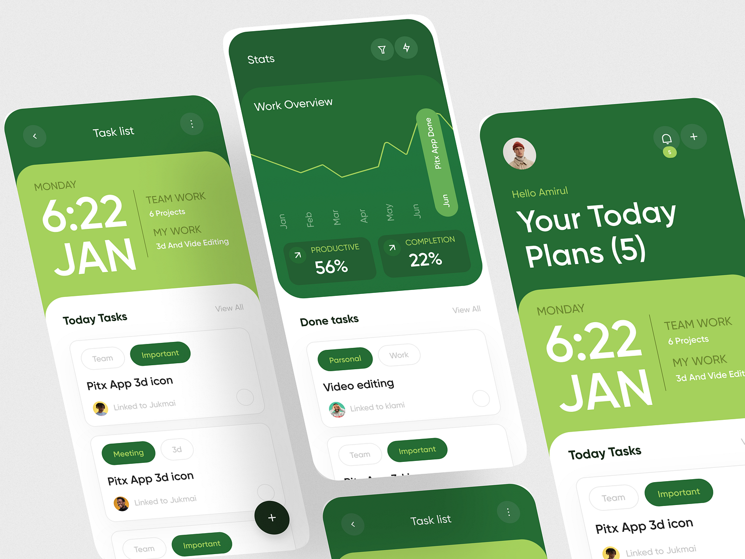 Task Manager App Design by Awe Mobile App for Awe Design Studio on Dribbble