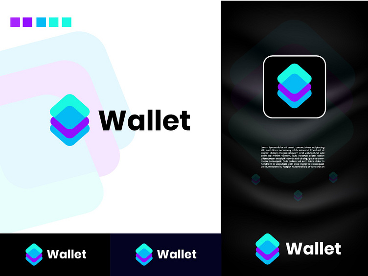 Wallet Logo Design ( unused) by Fariya Ahmed Mim on Dribbble