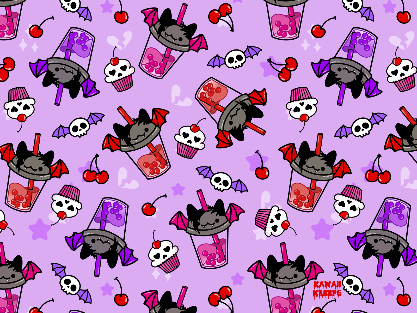 Emo Boba Bats by Kawaii Kreeps on Dribbble