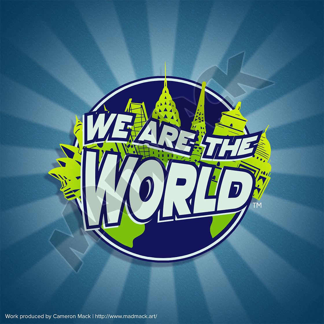We Are The World Logo by Cameron Mack on Dribbble