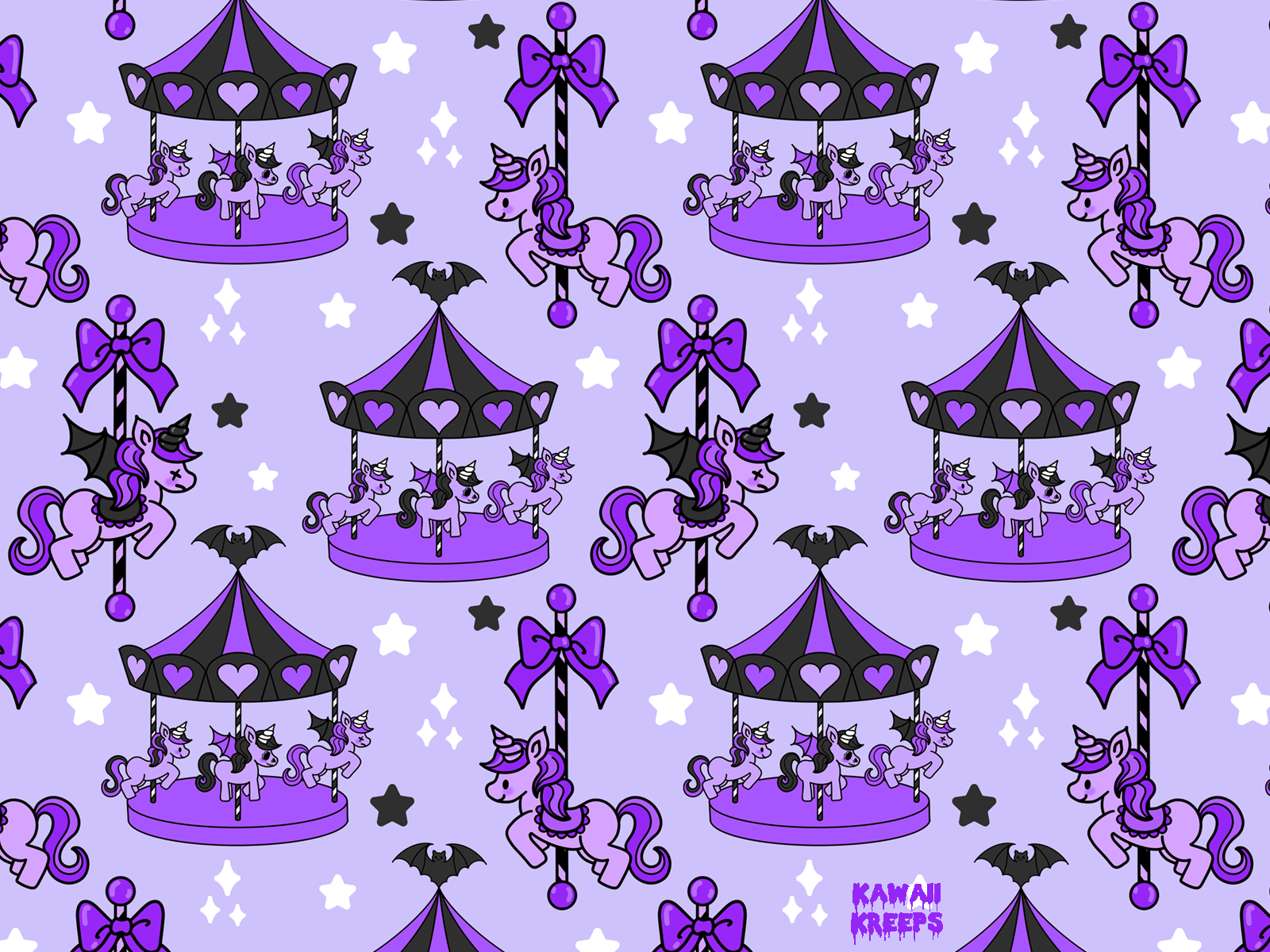 Scary-Go-Round by Kawaii Kreeps on Dribbble