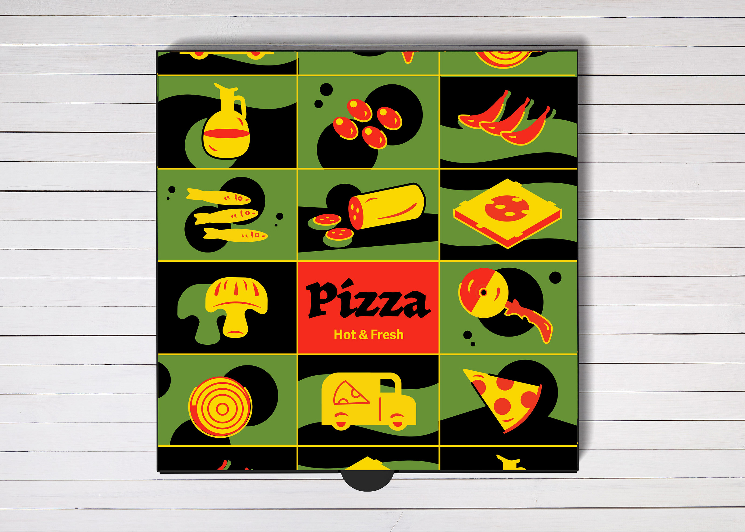 Generic Pizza Box by Richard Mullins on Dribbble