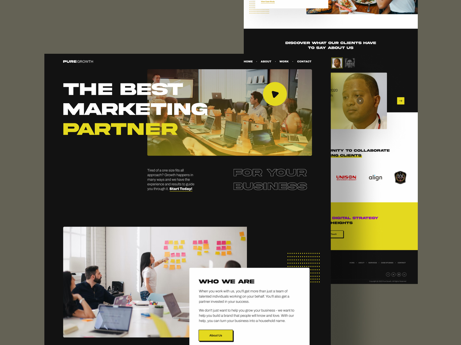 Pure Growth - Design & Webflow Development by Syed Mahbub for Devflow on Dribbble