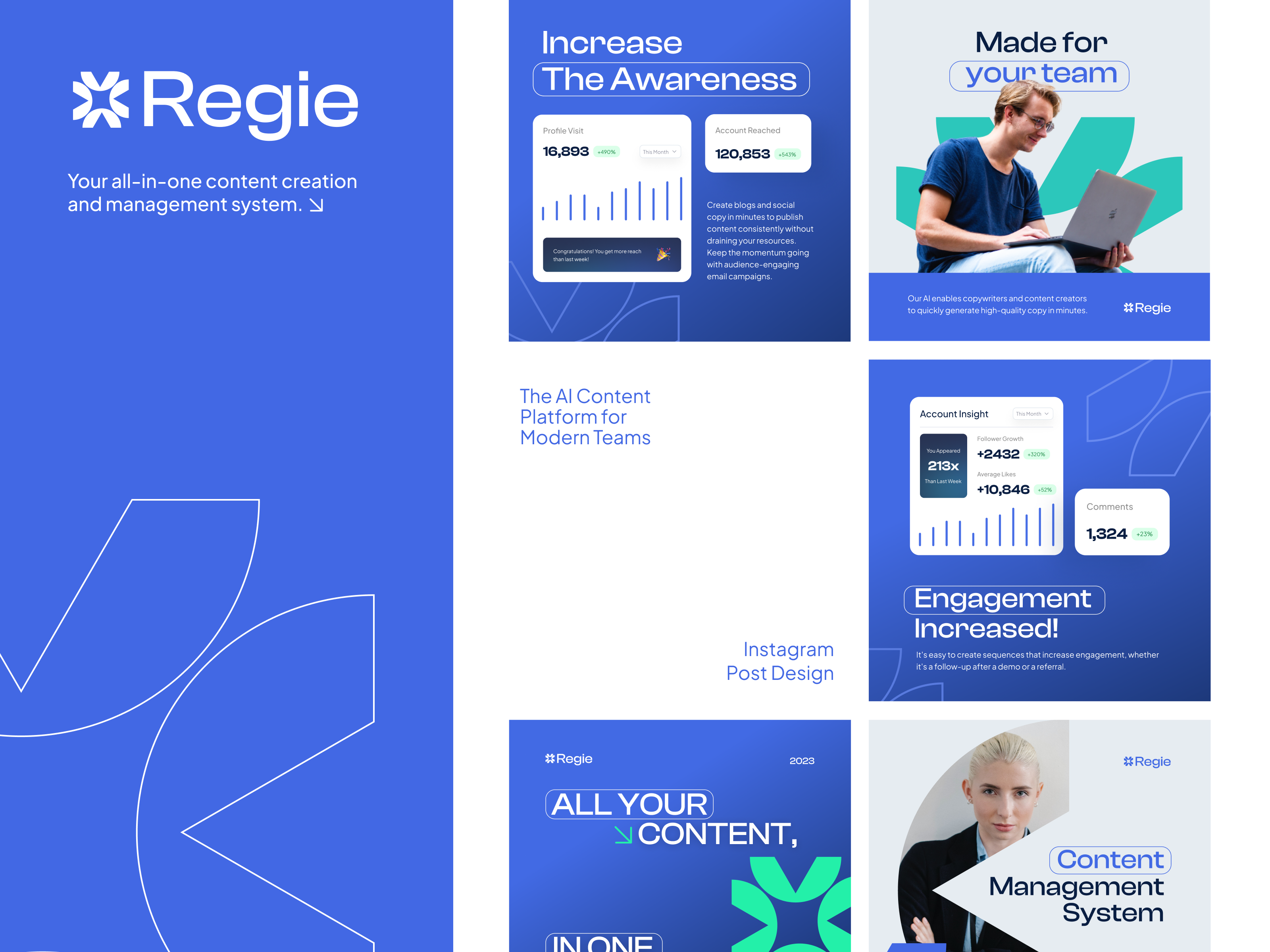 Regie Branding - Social Media by Herdetya Priambodo for Moin on Dribbble