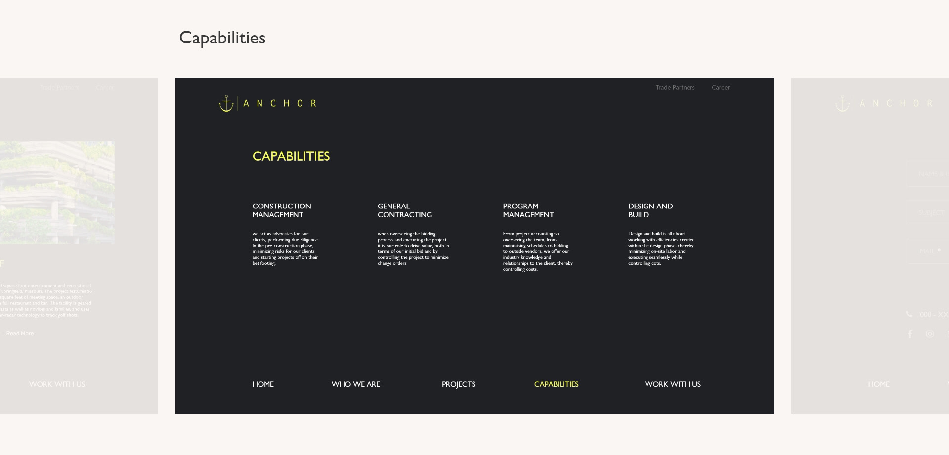 UI/UX Design for Construction Company by Nika Berekashvili on Dribbble