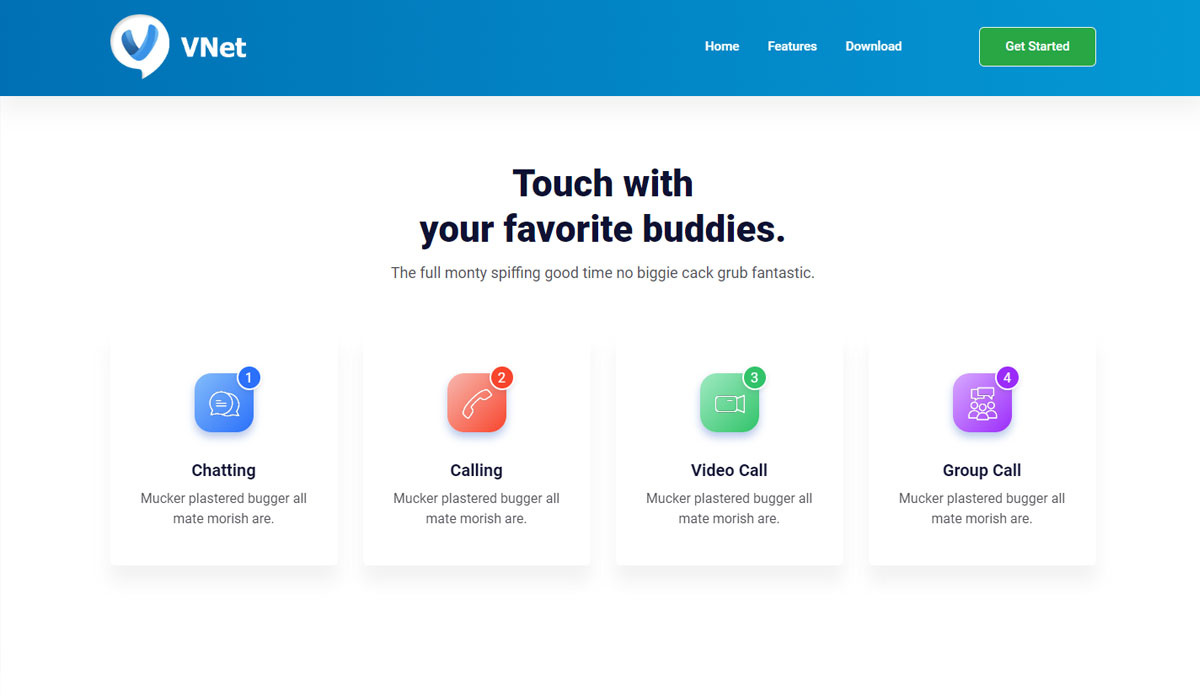 VNet Website Landing Page by Ayesh Ruwantha on Dribbble
