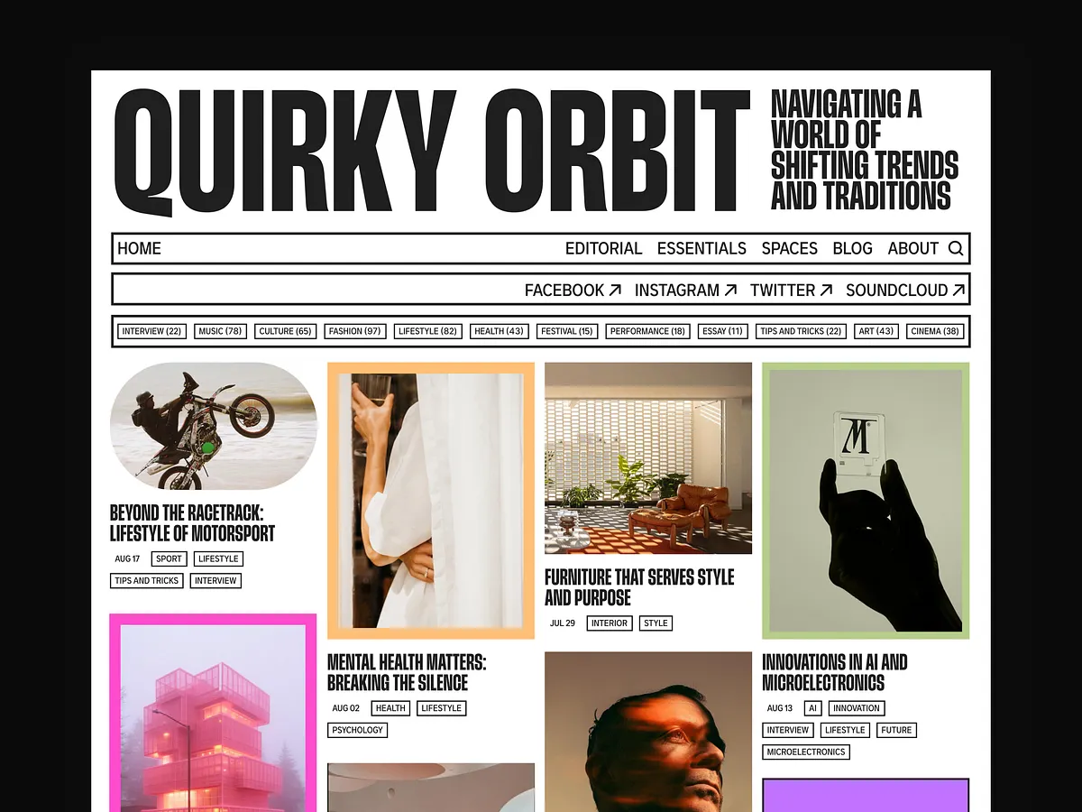 Browse thousands of Neo Brutalism Blog images for design inspiration ...