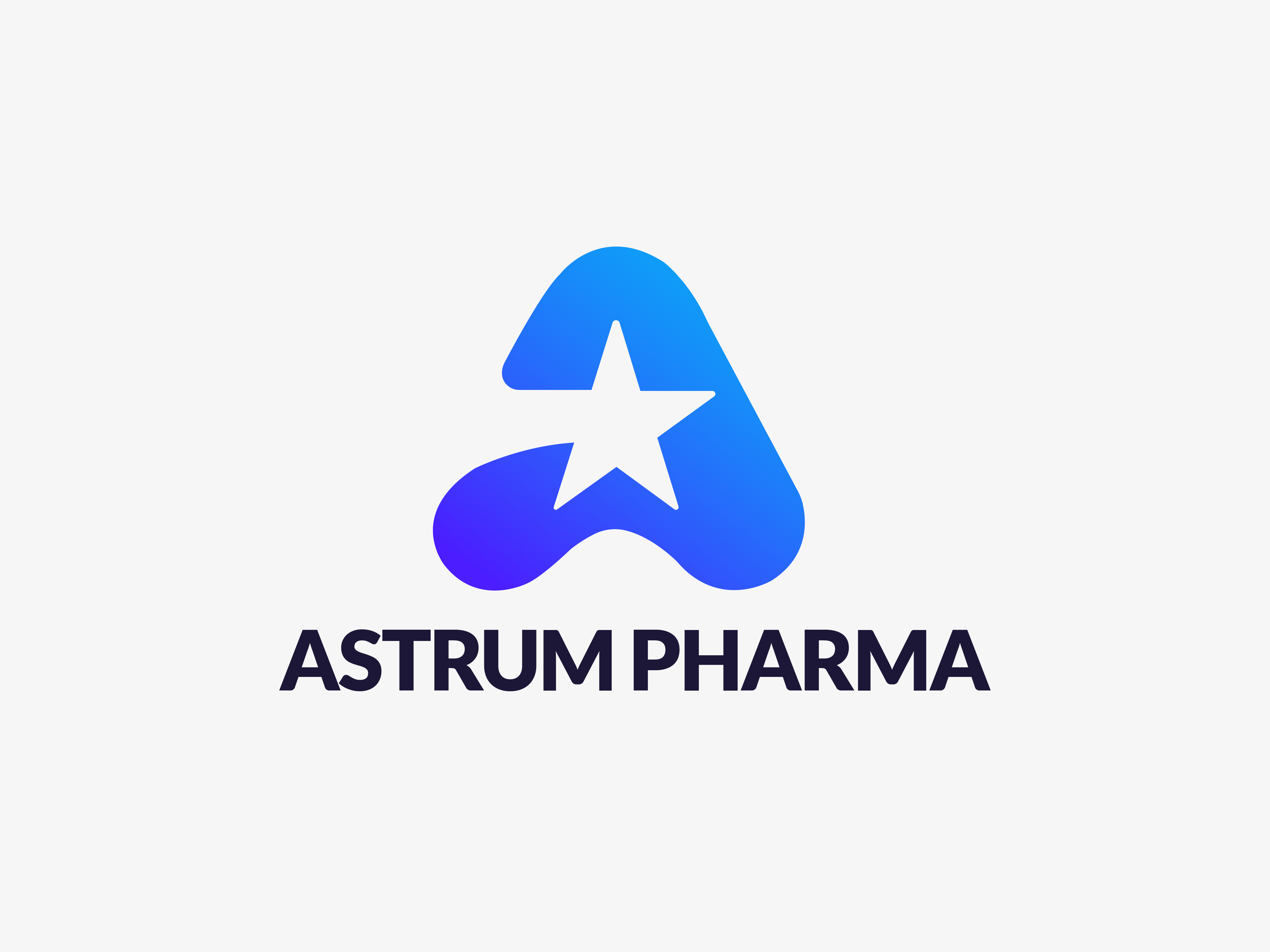 Astrum Pharma logo by Jim Afnan on Dribbble