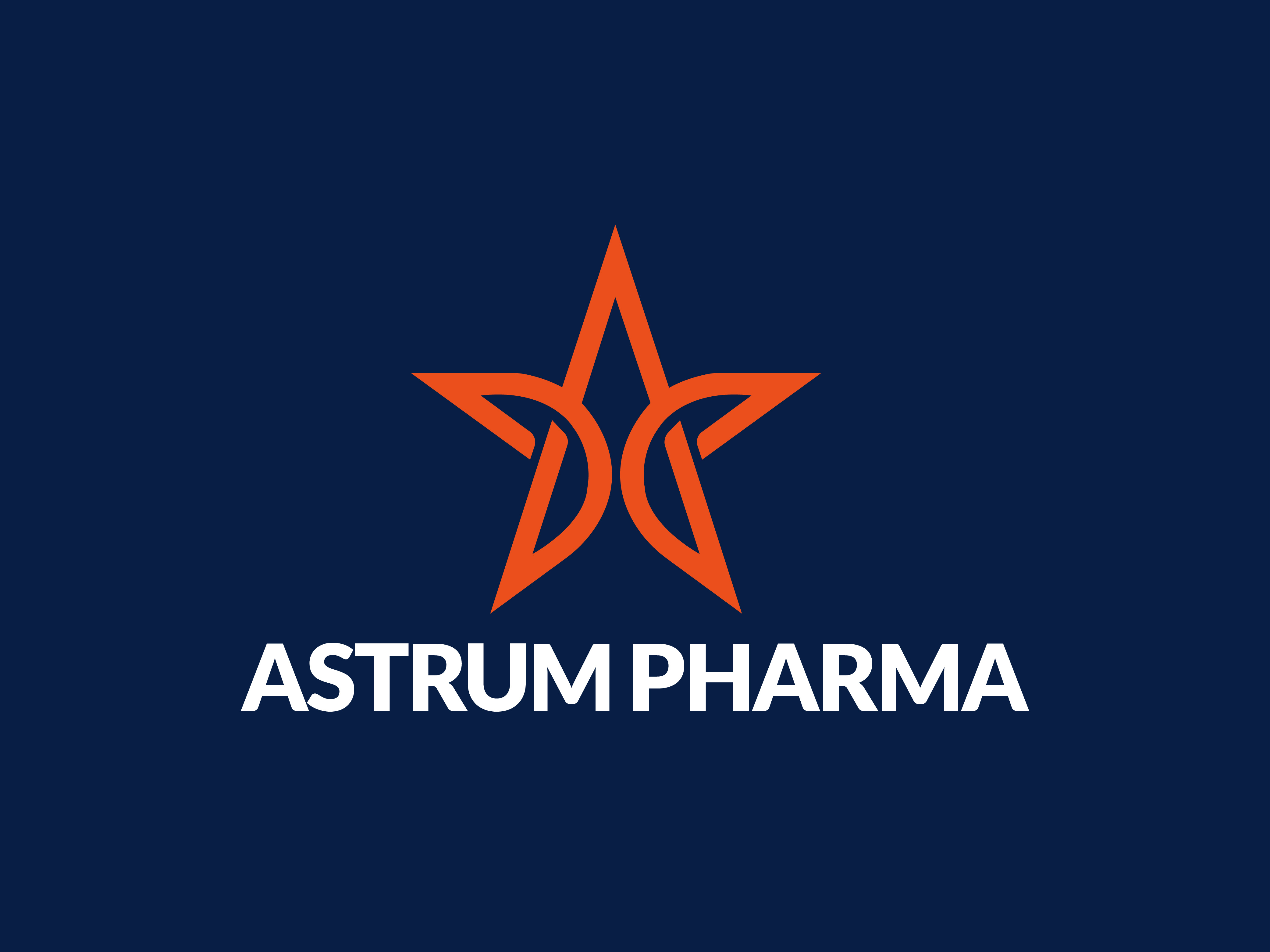 Astrum Pharma logo by Jim Afnan on Dribbble
